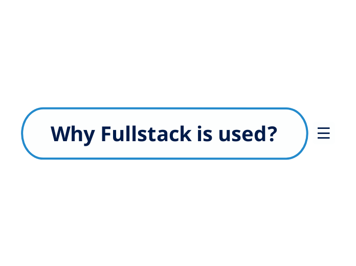 Why Fullstack is used? - Mind Map